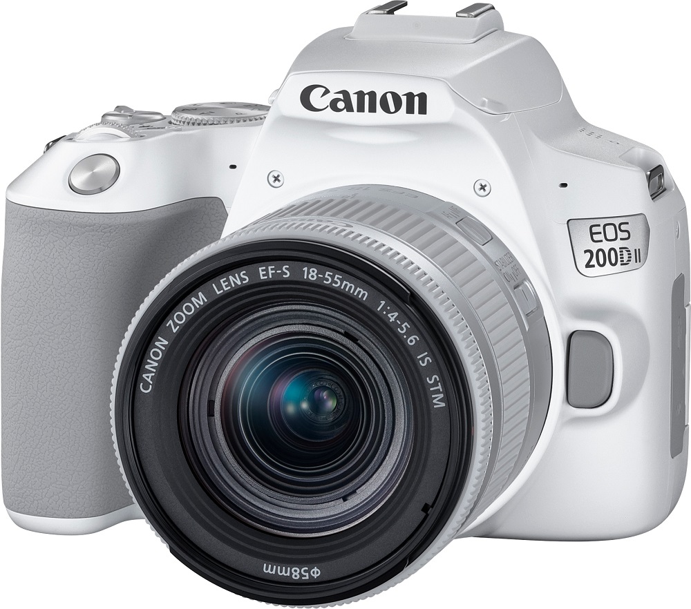 Canon EOS 200D II kit (18-55mm) EF-S IS STM silver, купить с доставкой ...